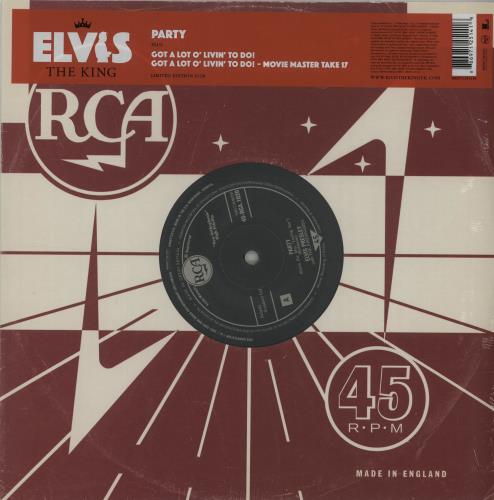 Elvis Presley Party UK 10" vinyl single (10 inch record) (410765)
