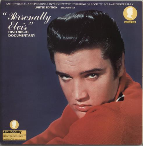 Elvis Presley Personally Elvis UK 2-LP vinyl record set (Double LP ...