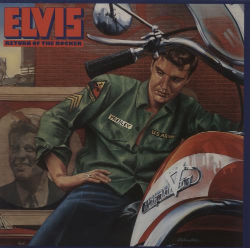 Elvis Presley Return Of The Rocker UK vinyl LP album (LP record) (370947)