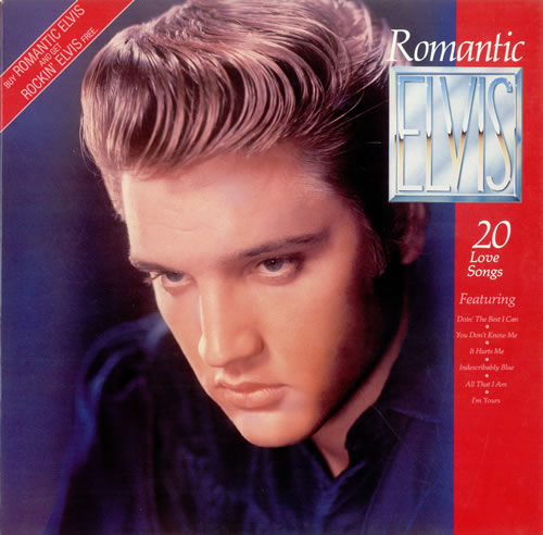 Elvis Presley Romantic Elvis UK vinyl LP album (LP record) (480408)