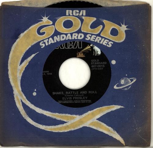 Elvis Presley Shake, Rattle And Roll US 7" vinyl single (7 inch record ...