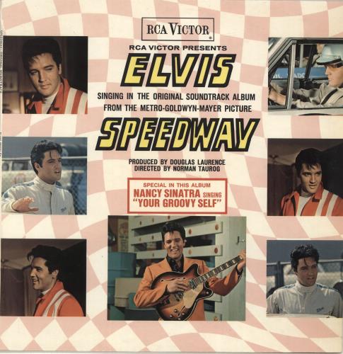 Elvis Presley Speedway - Orange label UK vinyl LP album (LP record ...