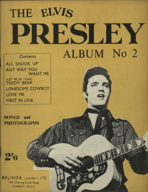 Elvis Presley The Elvis Presley Album No 2 UK shaped picture disc ...