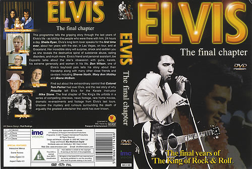 Elvis Presley The Final Chapter UK DVD (405343)
