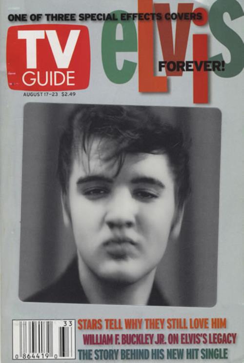 Elvis Presley TV Guide - Special Effects Elvis Covers US magazine ...