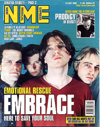 Embrace NME UK magazine (296256) MAY 1998