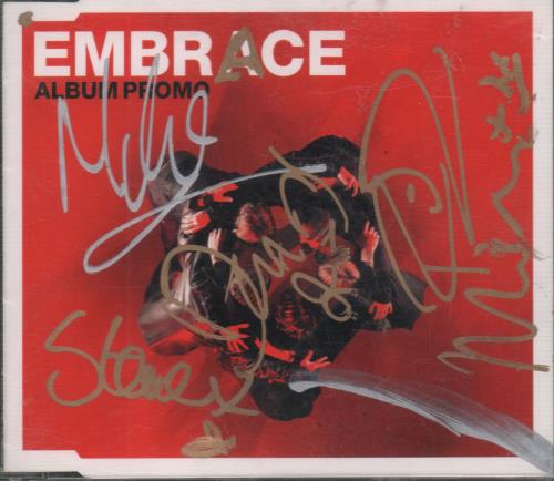 Embrace Out Of Nothing - Album Promo - Autograpged UK Promo CD album ...