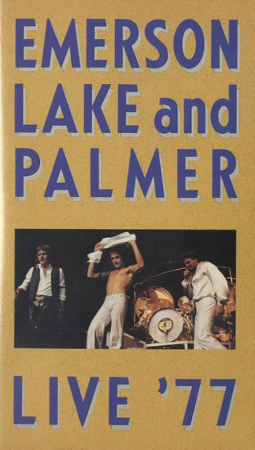 Emerson Lake & Palmer Live '77 UK video (VHS or PAL or NTSC) (498344)