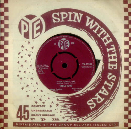 Emile Ford And The Checkmates Them There Eyes UK 7" vinyl single (7 ...