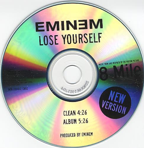 Eminem Lose Yourself - New Version US Promo CD-R acetate (365323)