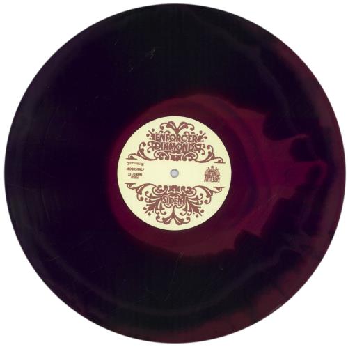 Enforcer Diamonds - Black with Red Vinyl UK vinyl LP album (LP record ...