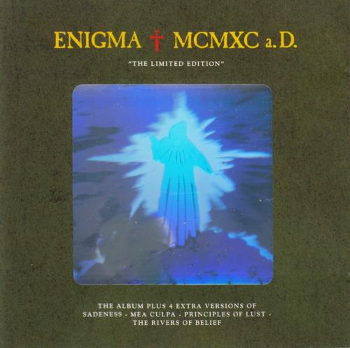 Enigma MCMXC A.D. - Ltd Edition With Hologram Sleeve Dutch CD album ...