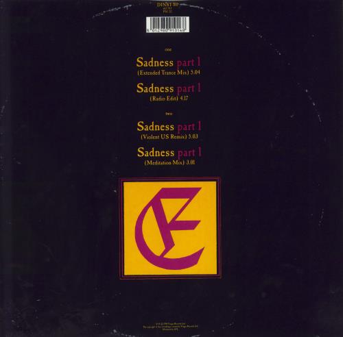 Enigma Sadness - EX UK 12" vinyl single (12 inch record / Maxi-single ...