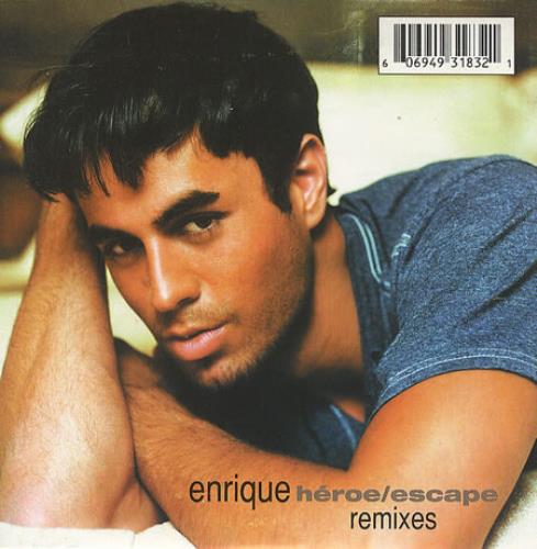 Enrique Iglesias Heroe/Escape Mexican Promo CD single (CD5 / 5") (225578)