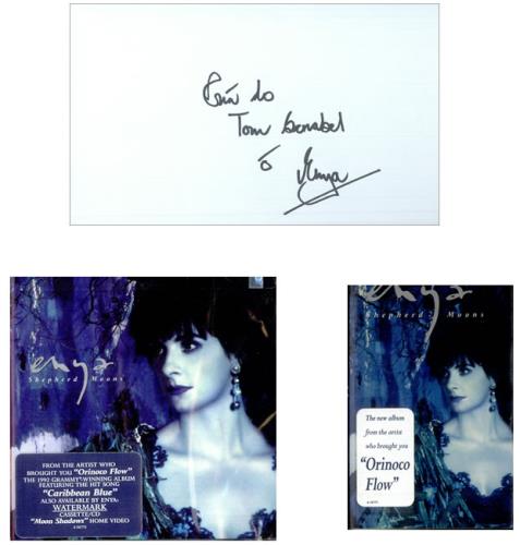 Enya Shepherd Moons - Autographed US Promo box set (32607)