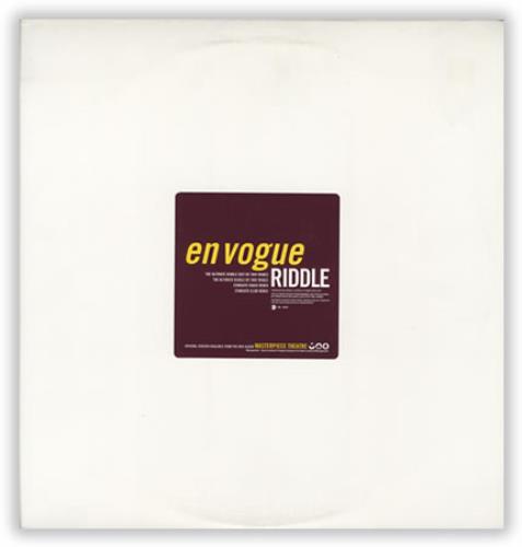 En Vogue Riddle Remixes US Promo 12" vinyl single (12 inch record ...