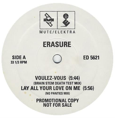 Erasure Abba-esque US Promo 12" vinyl single (12 inch record / Maxi ...