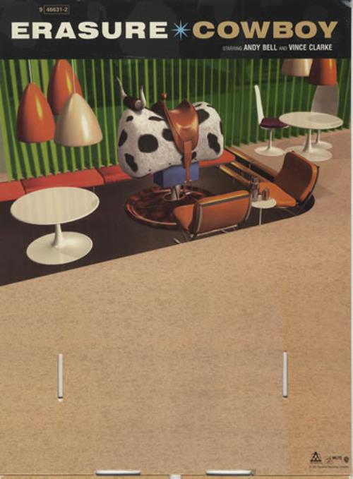 Erasure Cowboy US Promo display (117765)