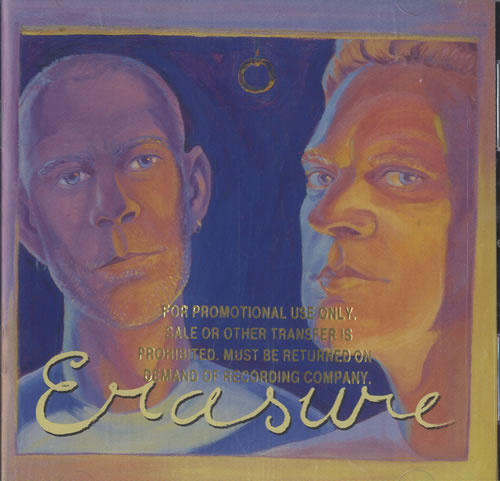 Erasure Erasure - Gold Promo Stamped US Promo CD album (CDLP) (58968)