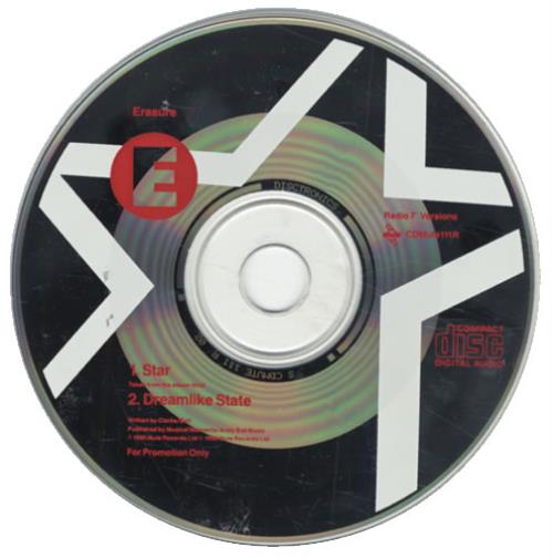 Erasure Star UK Promo CD single (CD5 / 5") (12455)