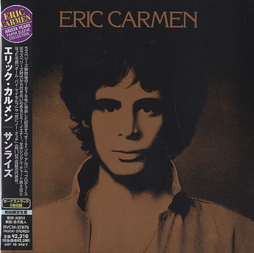 Eric Carmen Eric Carmen Japanese CD album (CDLP) (393714)