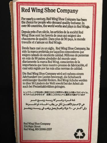 Eric Clapton Clapton Classics - Red Wing Leather Boots US memorabilia ...