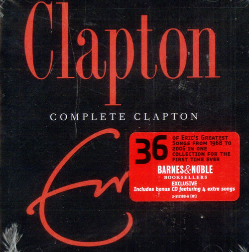 Eric Clapton Complete Clapton - Barnes & Noble Exclusive US Promo 3-CD ...