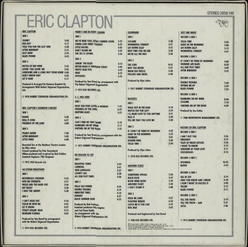 Eric Clapton Eric Clapton Australian Vinyl Box Set (656490)
