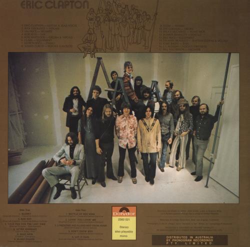 Eric Clapton Eric Clapton Australian vinyl LP album (LP record) (801152)