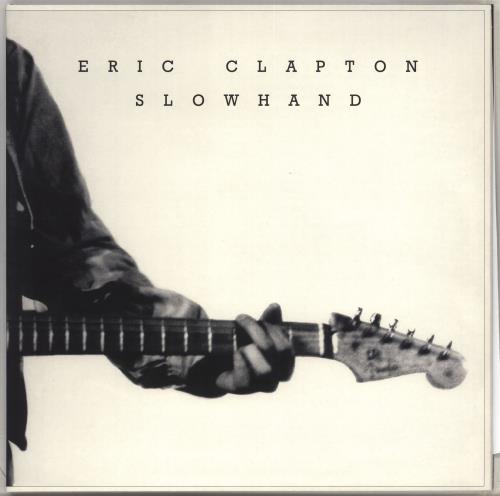 Eric Clapton Slowhand - White Vinyl UK vinyl LP album (LP record) (706984)
