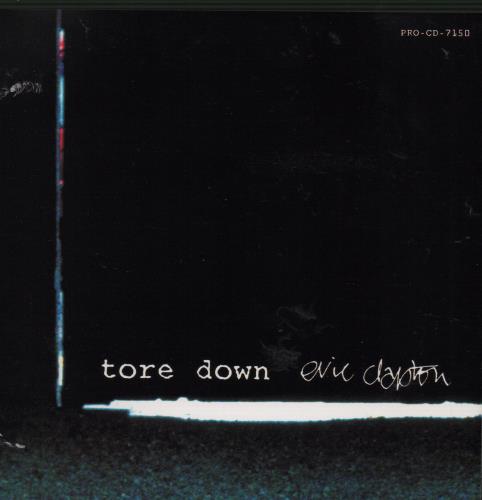 Eric Clapton Tore Down US Promo CD single (CD5 / 5") (33522)