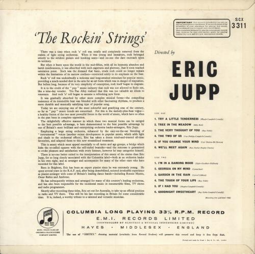 Eric Jupp The Rockin' Strings UK vinyl LP album (LP record) (743594)