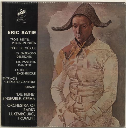 Erik Satie Orchestral Works UK vinyl LP album (LP record) (700405)
