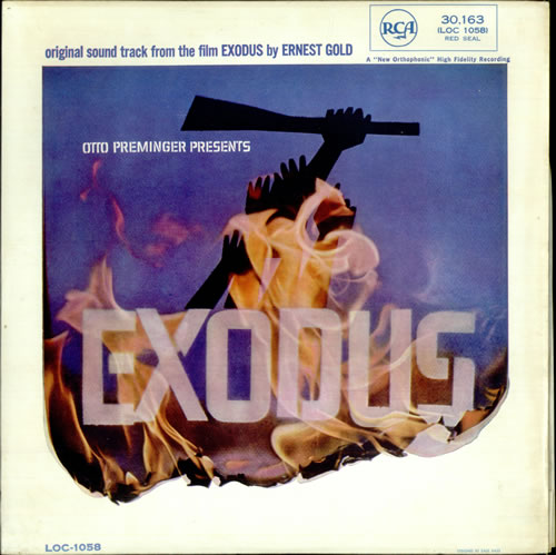 Ernest Gold Exodus UK vinyl LP album (LP record) (529609)