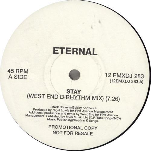Eternal Stay UK Promo 12" vinyl single (12 inch record / Maxi-single ...