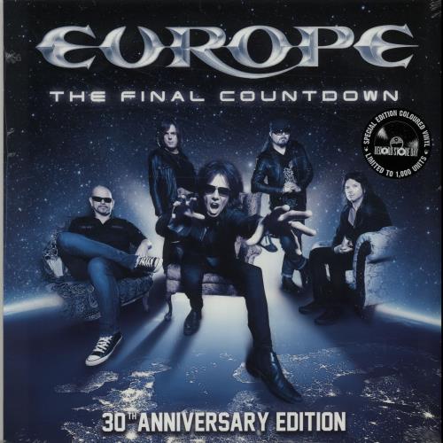 Europe The Final Countdown - RSD16 - Blue Vinyl + Sealed German 12" vinyl single (12 inch record ...