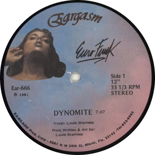 Euro Funk Dynomite US 12" vinyl single (12 inch record / Maxi-single ...