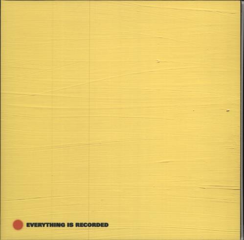 Everything Is Recorded Everything Is Recorded - Yellow Vinyl UK vinyl ...
