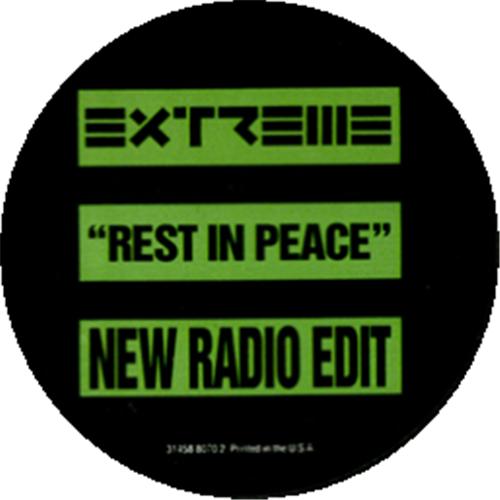 Extreme Rest In Peace - Graphics US Promo CD single (CD5 / 5") (14649)