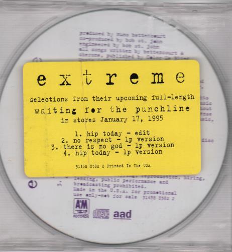 Extreme Selections From... US Promo CD single (CD5 / 5") (43047)
