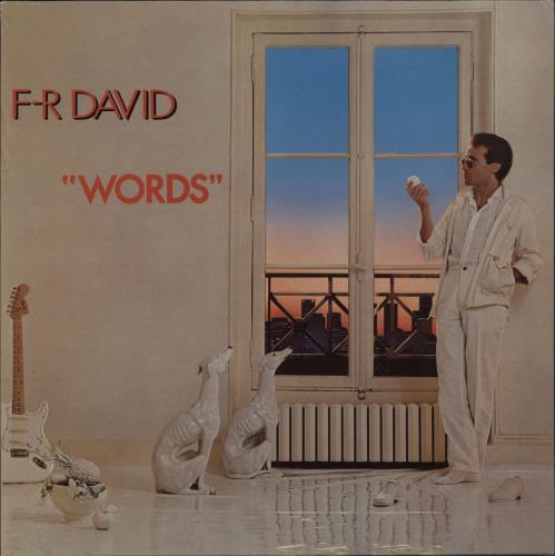 F.R. David Words UK vinyl LP album (LP record) (616298)