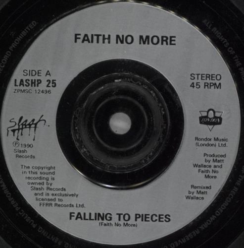 Faith No More Falling To Pieces UK 7" vinyl single (7 inch record / 45 ...