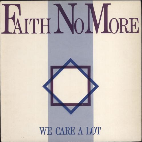 Faith No More We Care A Lot - VG UK vinyl LP album (LP record) (777217)