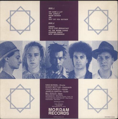 Faith No More We Care A Lot - VG UK vinyl LP album (LP record) (777217)