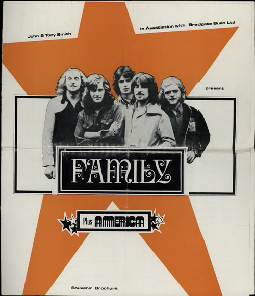 Family Fearless + souvenir brochure UK vinyl LP album (LP record) (70066)