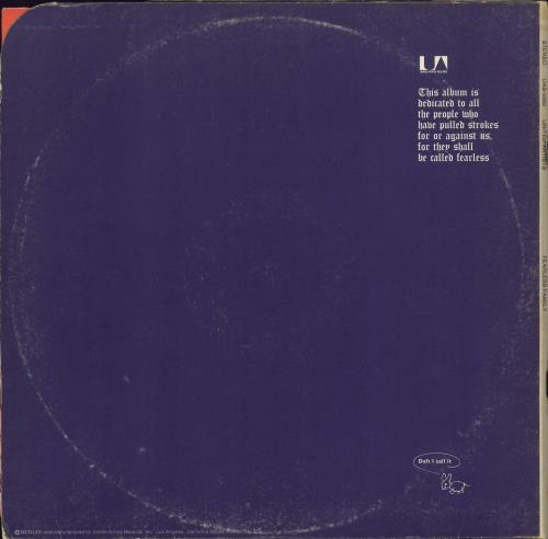 Family Fearless - Promo Stickered US Promo vinyl LP album (LP record ...