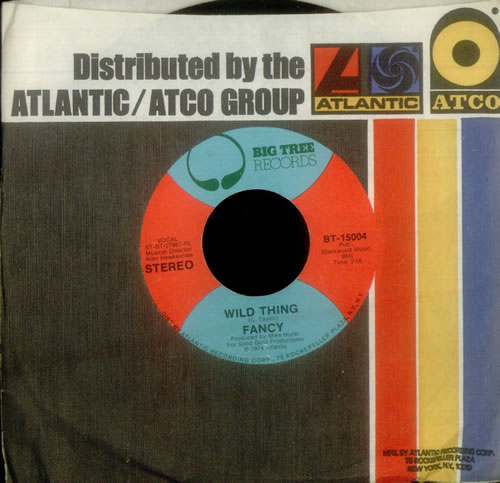 Fancy (70S) Wild Thing US 7" vinyl single (7 inch record / 45) (546117)