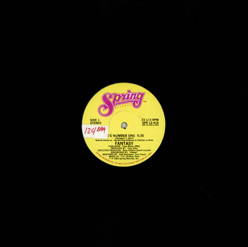 Fantasy (80s) He's Number One US 12" vinyl single (12 inch record ...