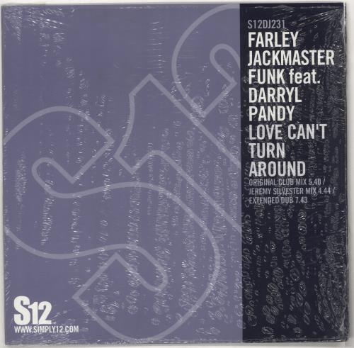 Farley Jackmaster Funk Love Can't Turn Around UK 12" vinyl single (12 ...