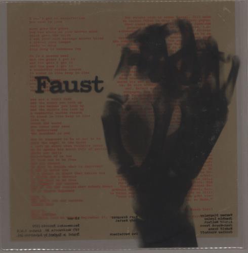 Faust Faust - Clear Vinyl - EX UK vinyl LP album (LP record) (749917)